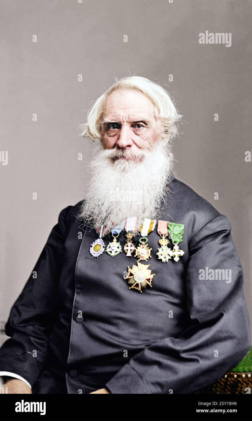 Portrait of Samuel Finley Breese Morse. Year: 1866. Created by Mathew ...