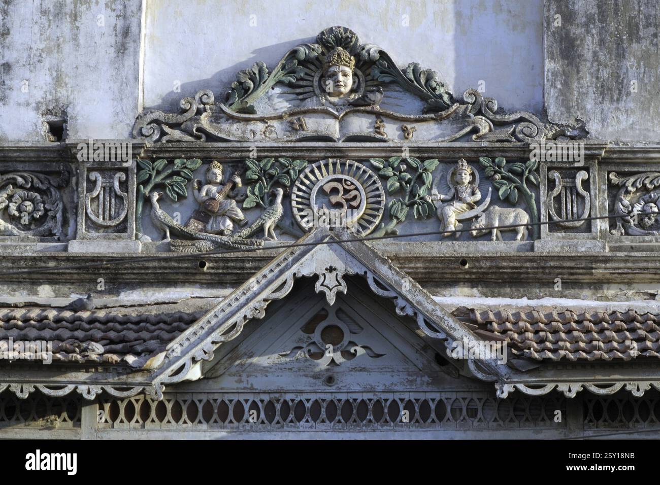 Old house, jamnagar, gujarat, india, asia Stock Photo - Alamy