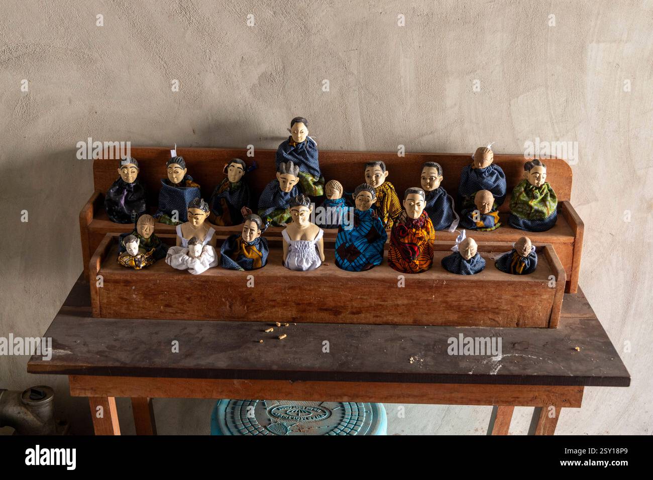 Ahnenverehrung in Benin. 14.01.2025, BEN, Benin, Atlantic, Pahou ...