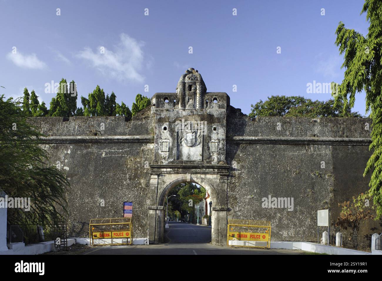 Moti daman fort, union territory Stock Photo - Alamy