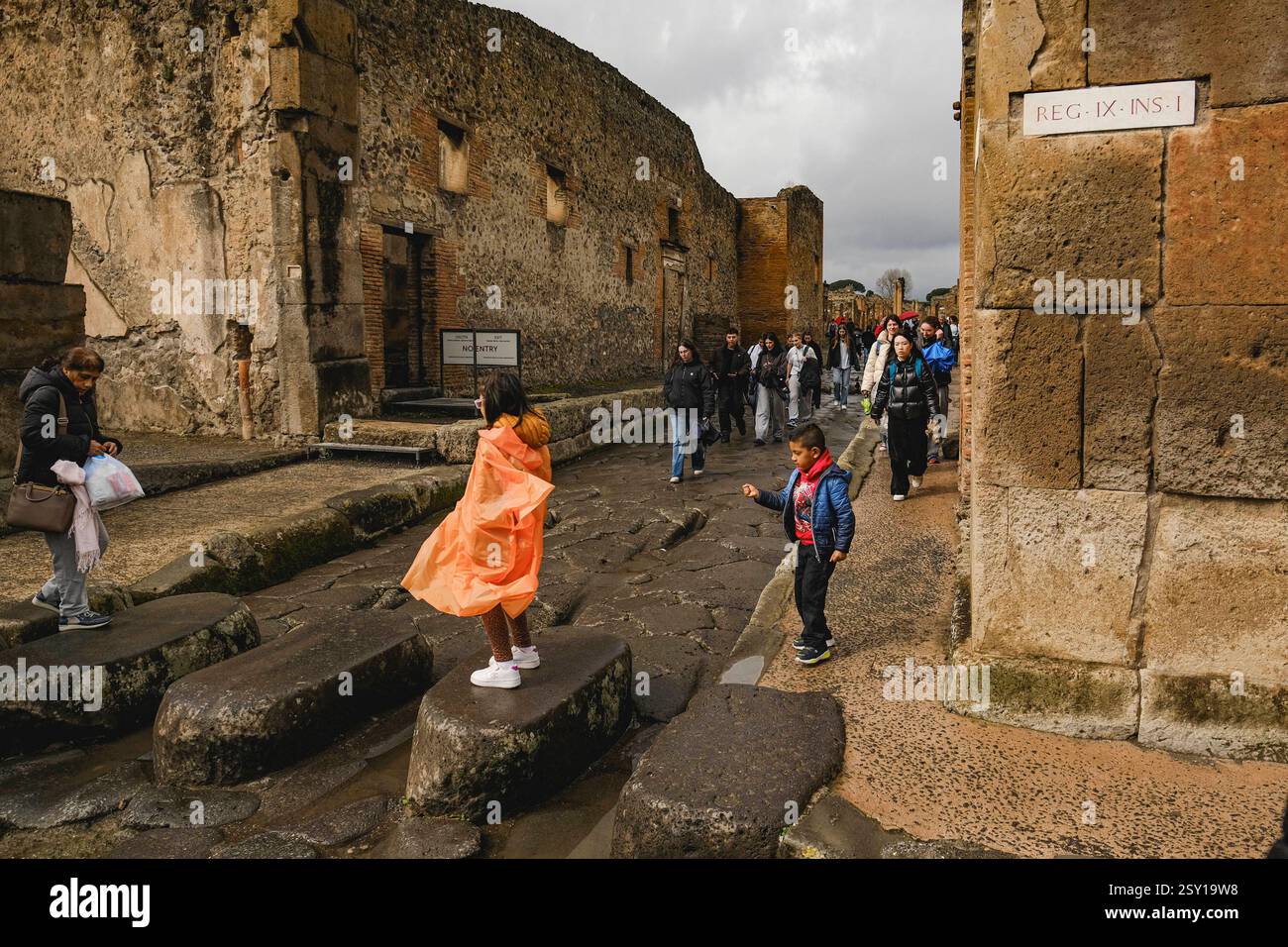 Italy: Pompeii, new discoveries A general view of the Archaeological ...