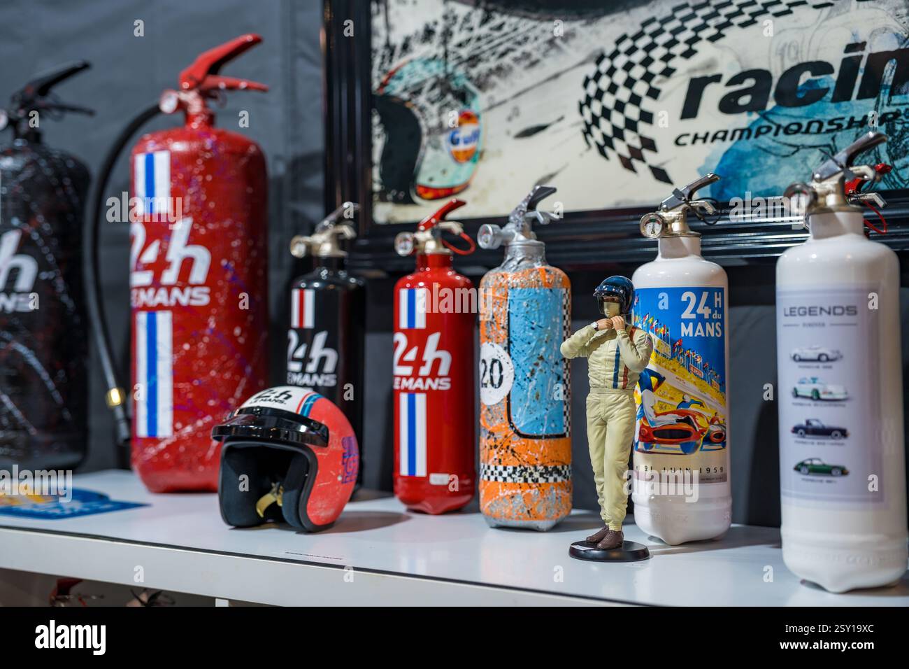 Celebrating motorsport heritage with vibrant memorabilia and racing ...