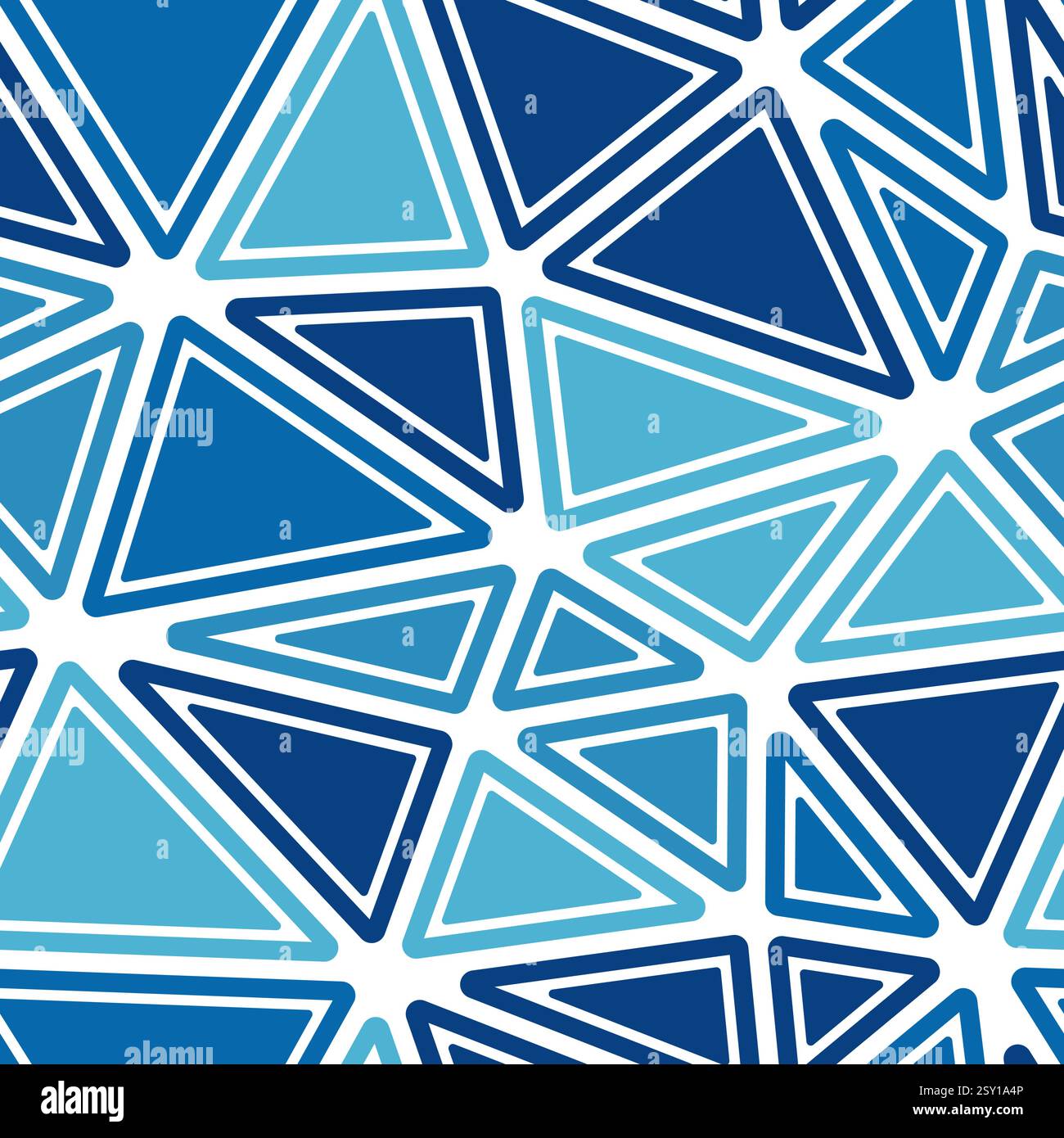 Geometric Pattern Rounded Solid Shapes In Frames Big Triangles Size Multiple Colors Style