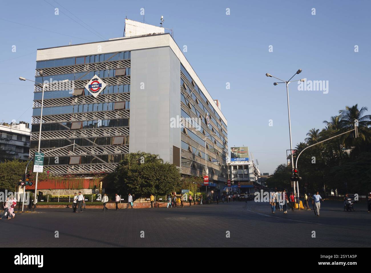 Churchgate station building Mumbai Maharashtra India Asia Jan 2012 ...