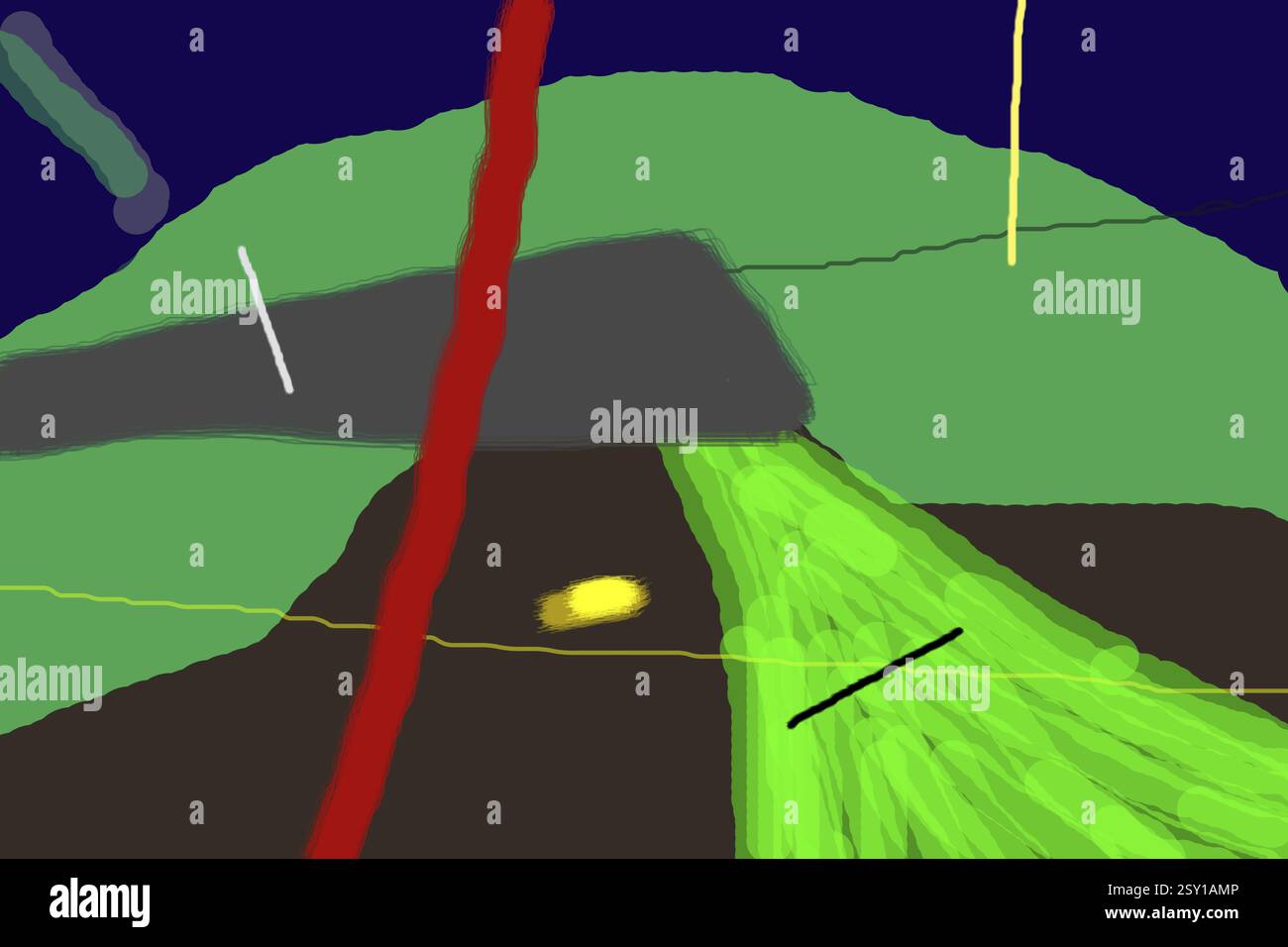 Abstract art painting, india, asia Stock Photo - Alamy