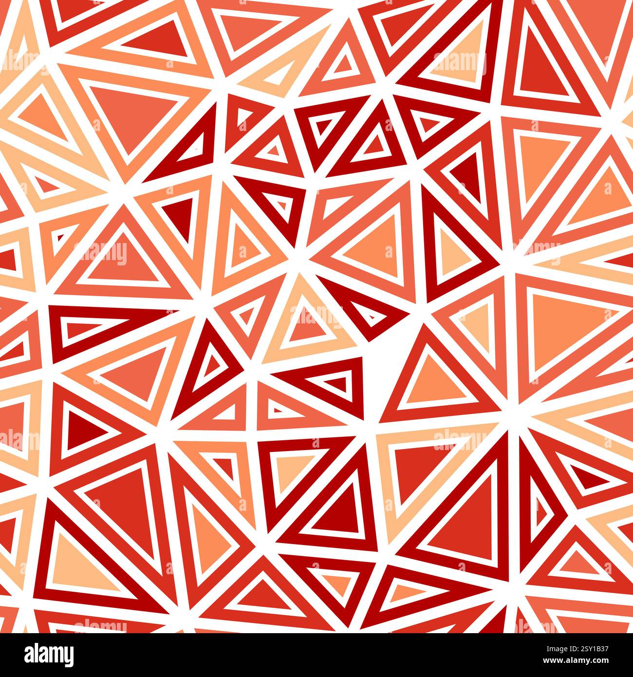 Triangles background. Medium triangles size. Solid shapes in frames. Monotone colored style ...