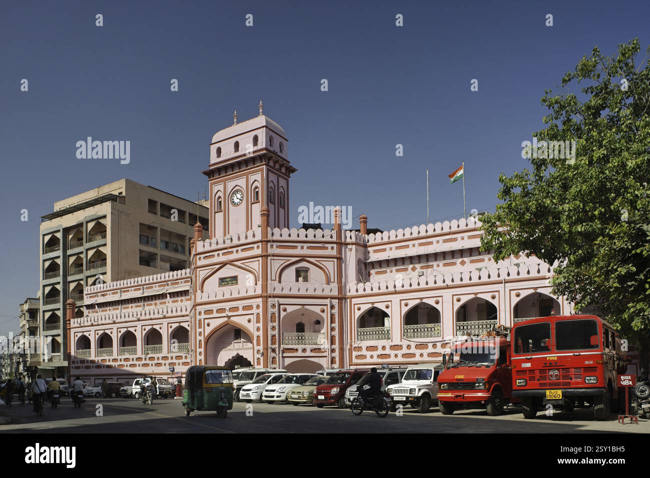 Municipal corporation office building, surat, gujarat, india, asia ...