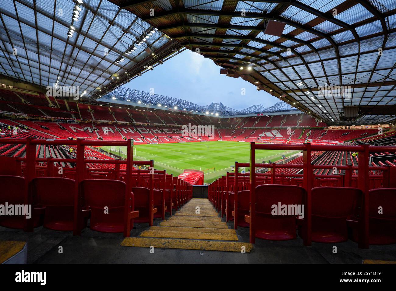 Manchester, UK. 26th Feb, 2025. Ground View inside the Stadium ahead of ...