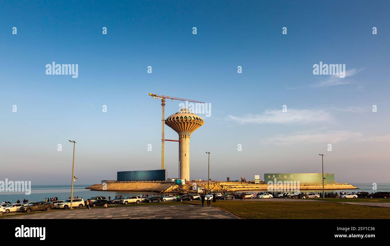View of Al Khobar Corniche on Saudi Foundation Day. City: Khobar, Saudi ...