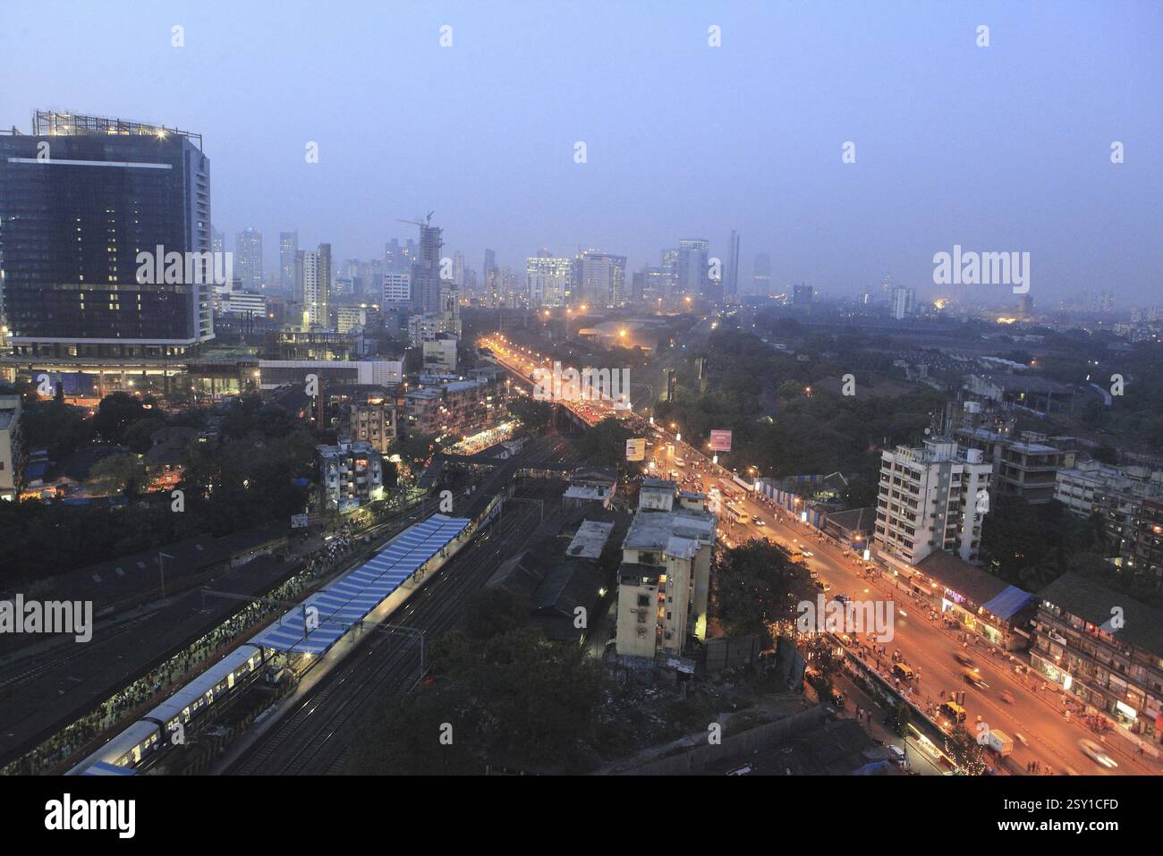 Aerial View of highrise building at Mumbai India Stock Photo - Alamy