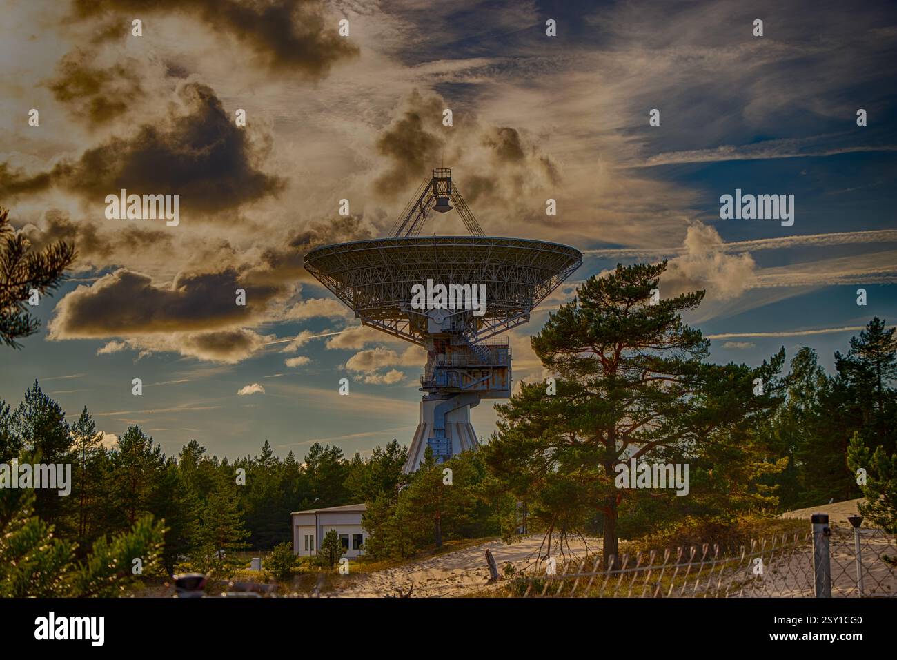 Irbene. Radio telescope RT-16. The Ventspils International Radio ...