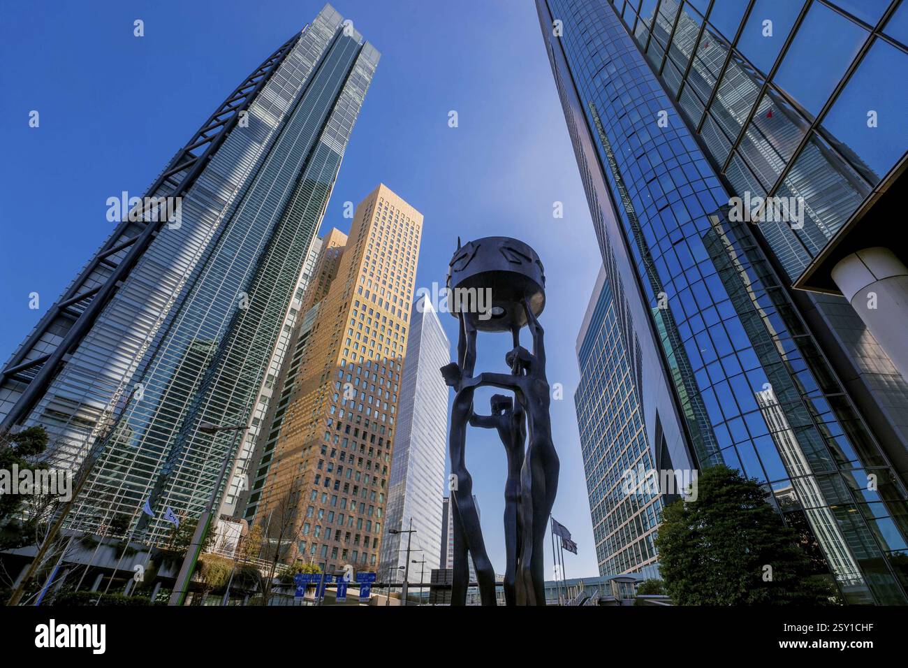 Art installation statue, tokyo, japan Stock Photo - Alamy