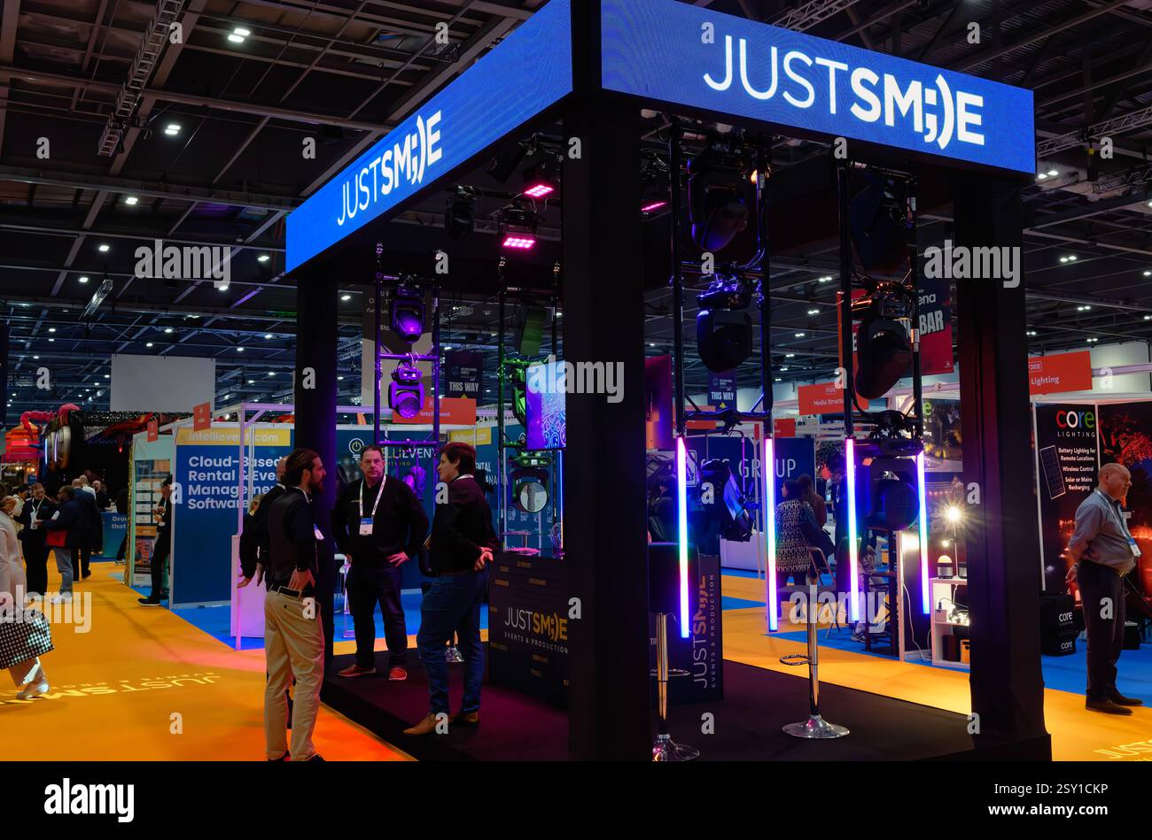 at the Event Production Show, London Excel Centre, 2025 Stock Photo - Alamy