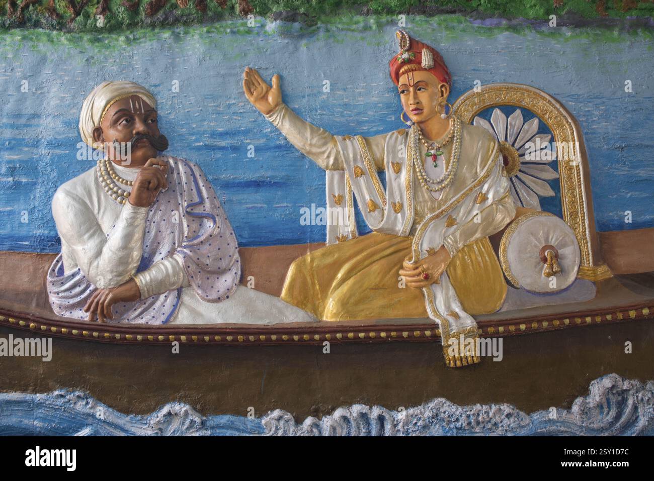 Madhavrao peshwa and mahadji shinde, pune, maharashtra, india, asia ...