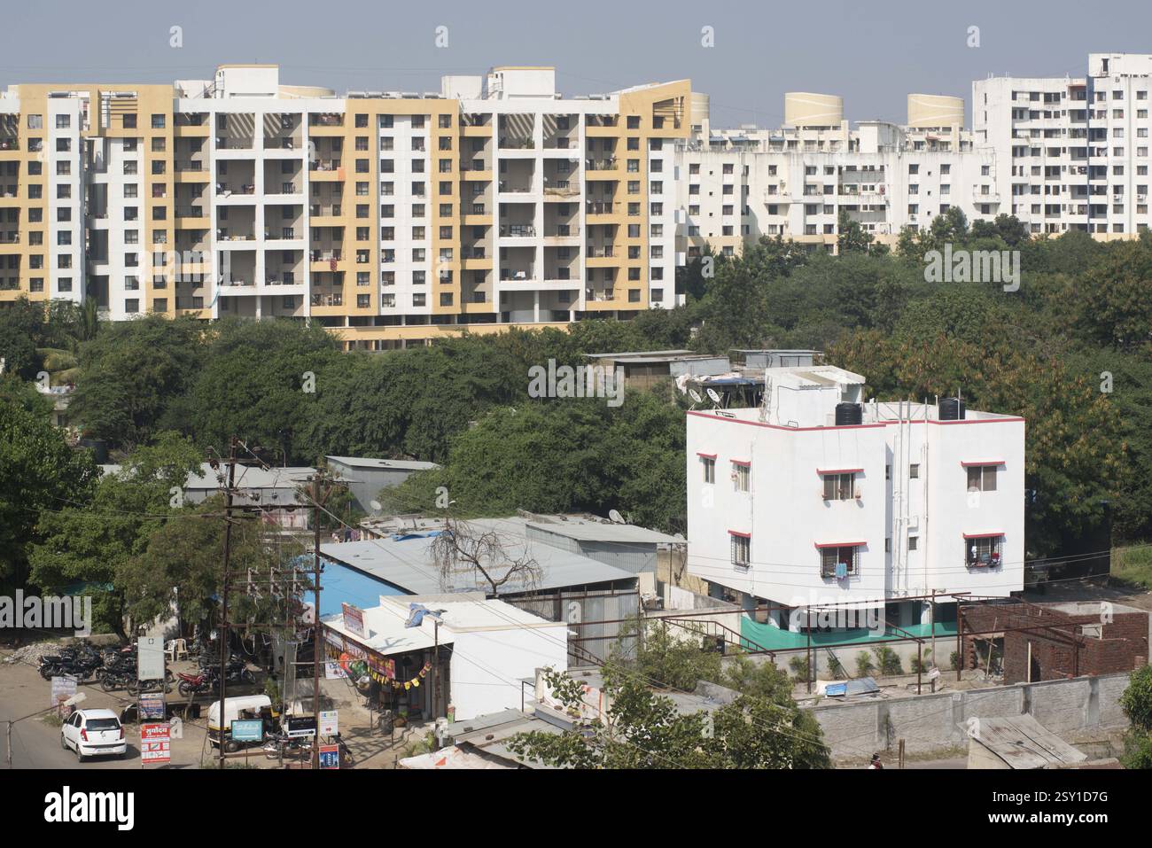Residential area baner, pune, maharashtra, india, asia Stock Photo - Alamy