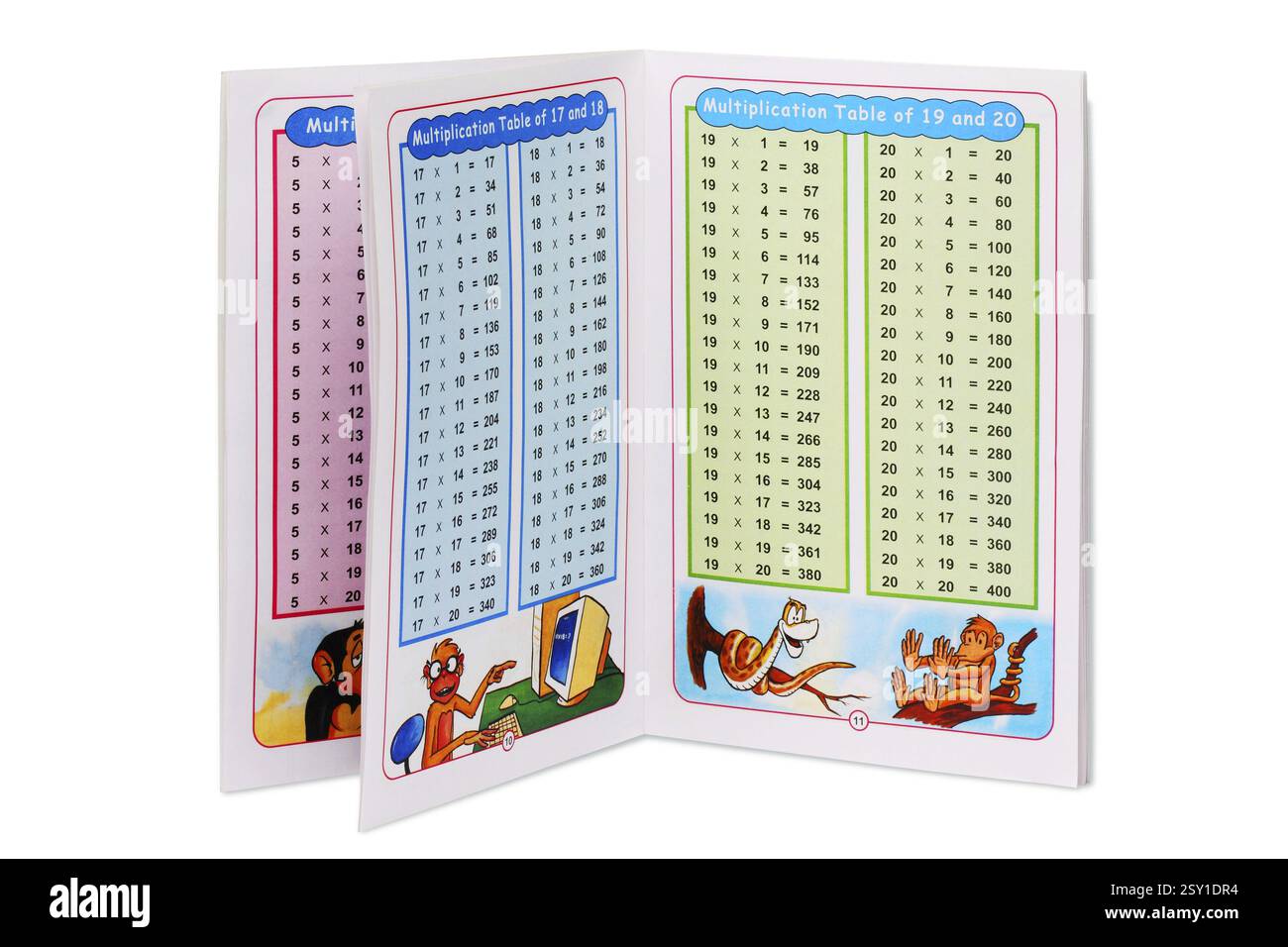 Book of mathematics on white background Stock Photo - Alamy