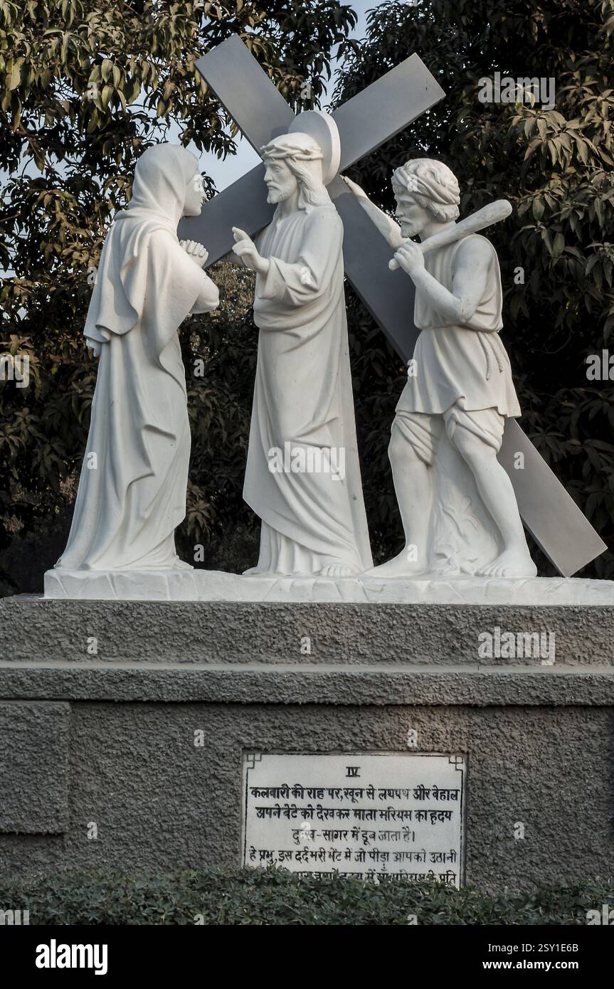 Statues basilica of our lady of graces meerut sardhana, uttar pradesh ...