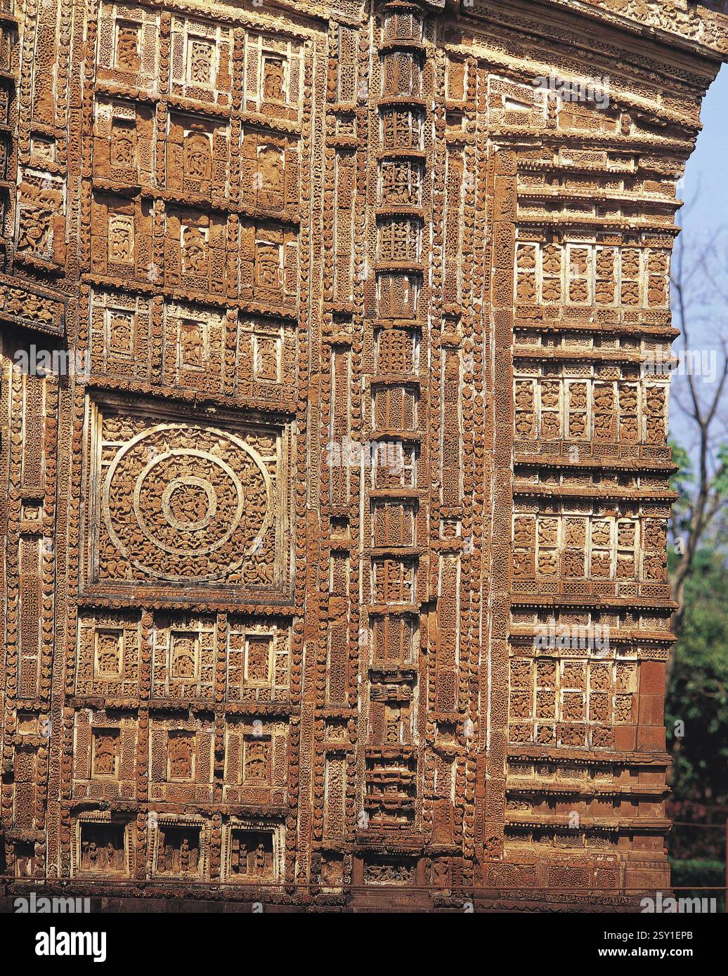 Terracotta temple wall, bishnupur, west bengal, india, asia Stock Photo ...
