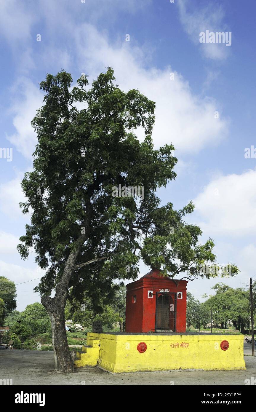 Small shani dev temple, kankaleshwar, beed, maharashtra, india, asia ...