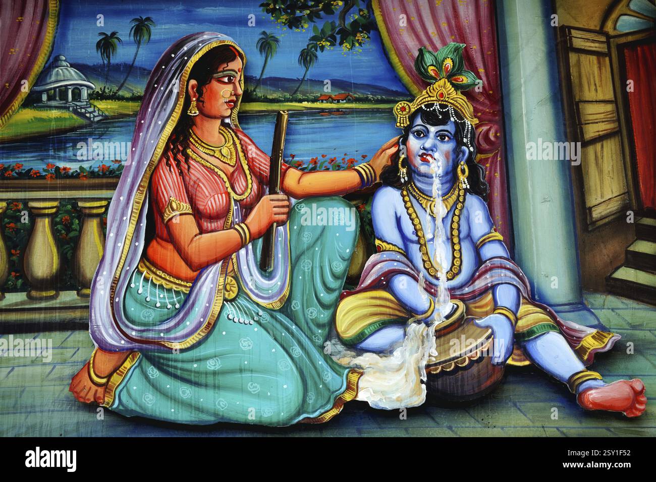 KRISHNA LIFE HISTORY Stock Photo - Alamy
