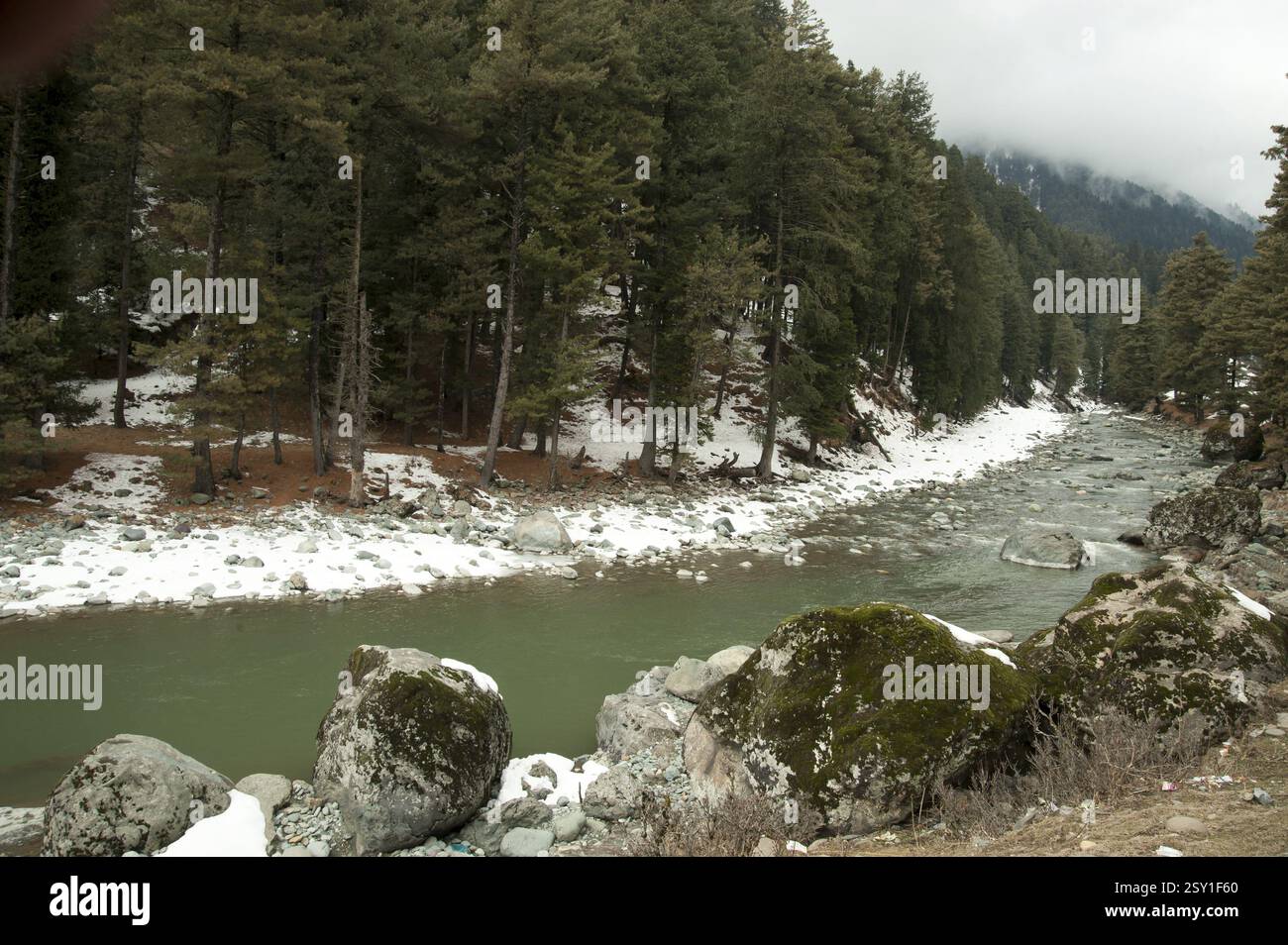 Lidder river, pahalgam, kashmir, india, asia Stock Photo - Alamy