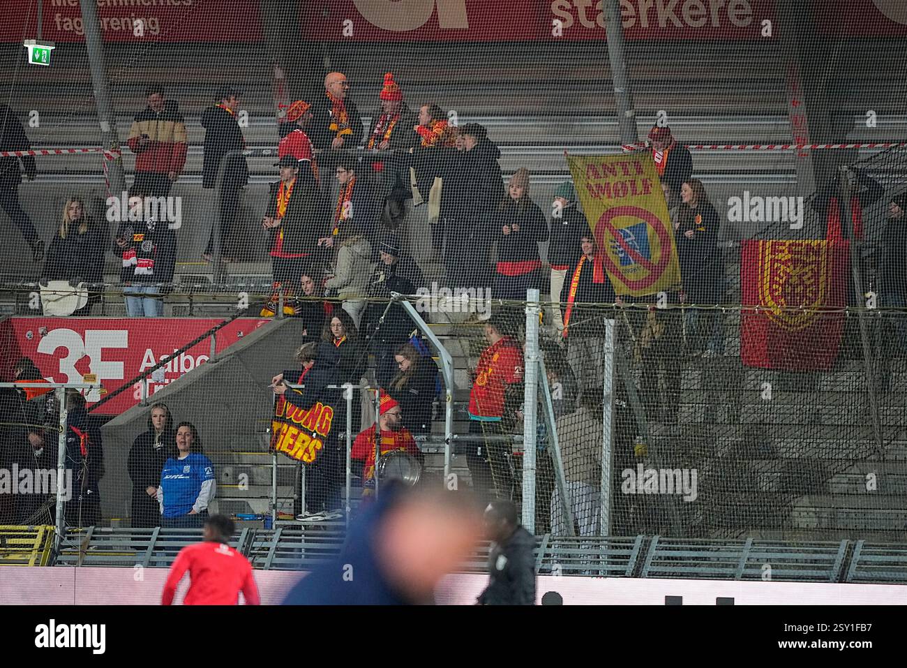 Aalborg, Denmark. 26th Feb, 2025. Superligakampen mellem AaB og FC ...