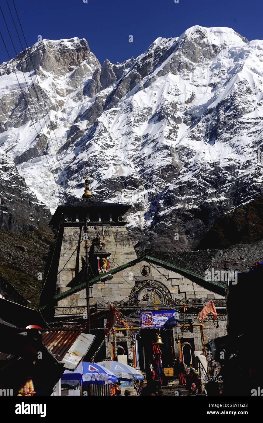 Kedarnath Temple in Garhwal Uttarakhand India Asia Stock Photo - Alamy