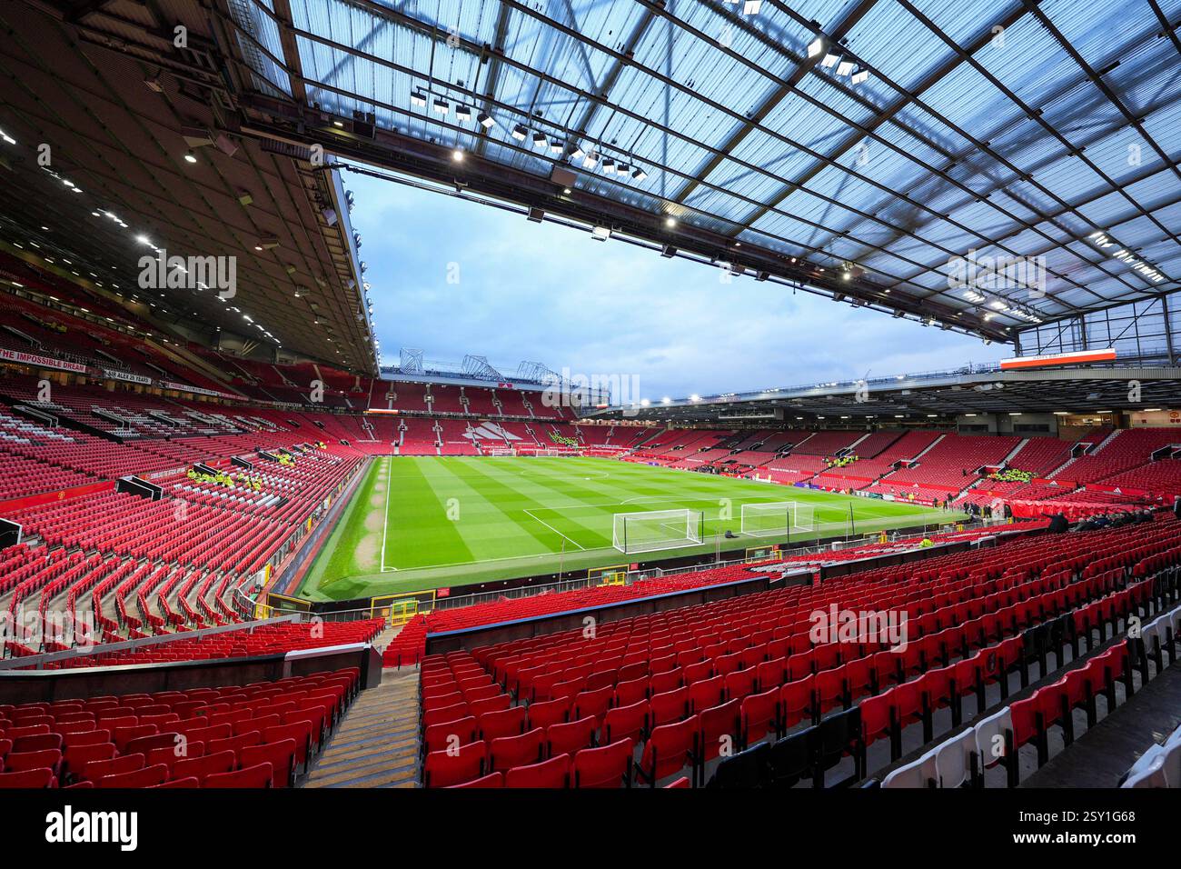 Manchester, UK. 26th Feb, 2025. Ground View inside the Stadium ahead of ...