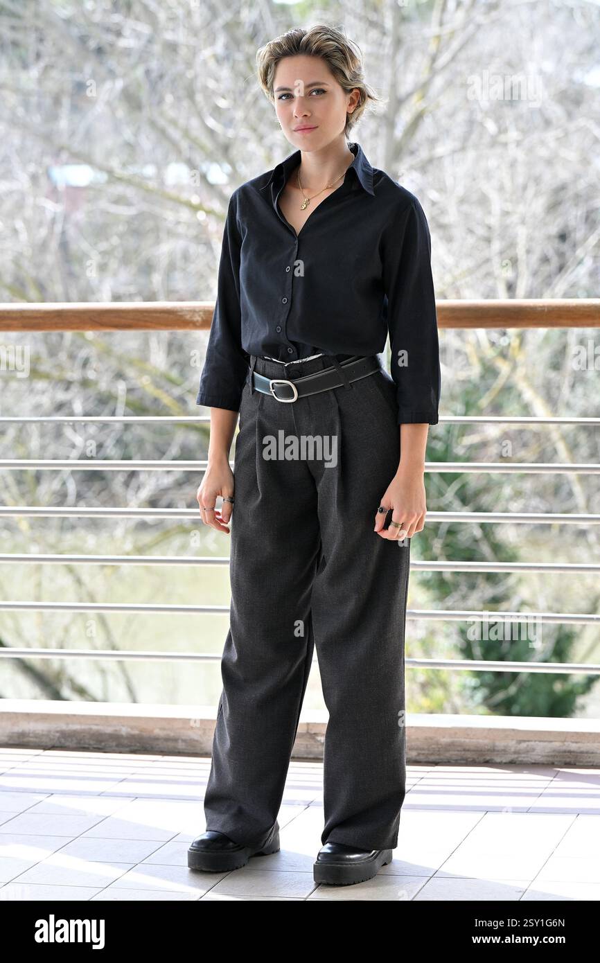 Rebecca Mogavero during the Photocall Mare fuori fifth season. Rome ...