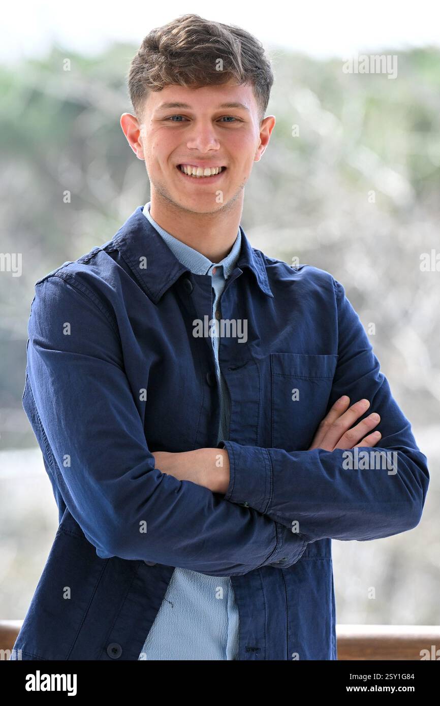 Alfonso Capuozzo during the Photocall Mare fuori fifth season. Rome ...