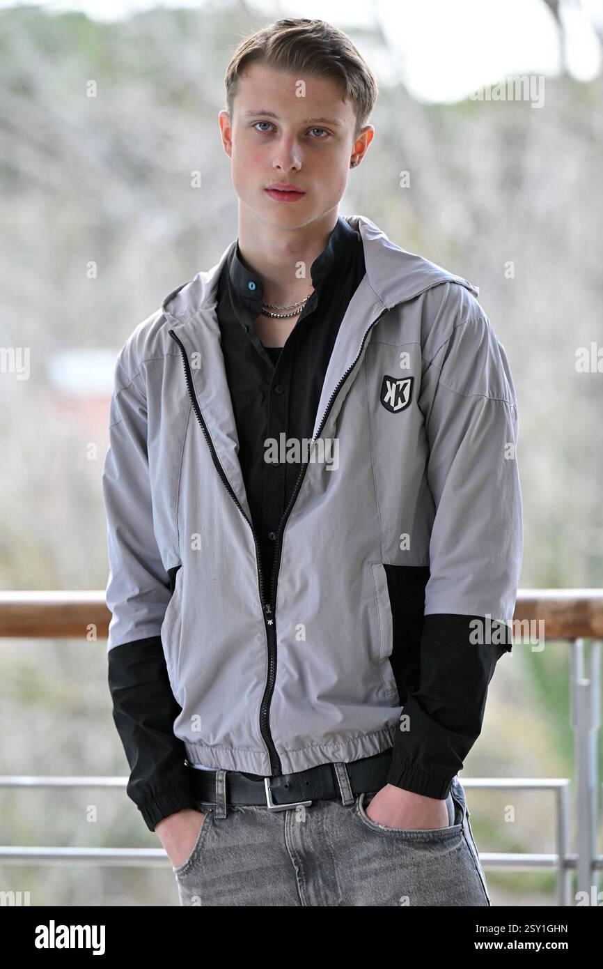 Francesco Di Tullio during the Photocall Mare fuori fifth season. Rome ...