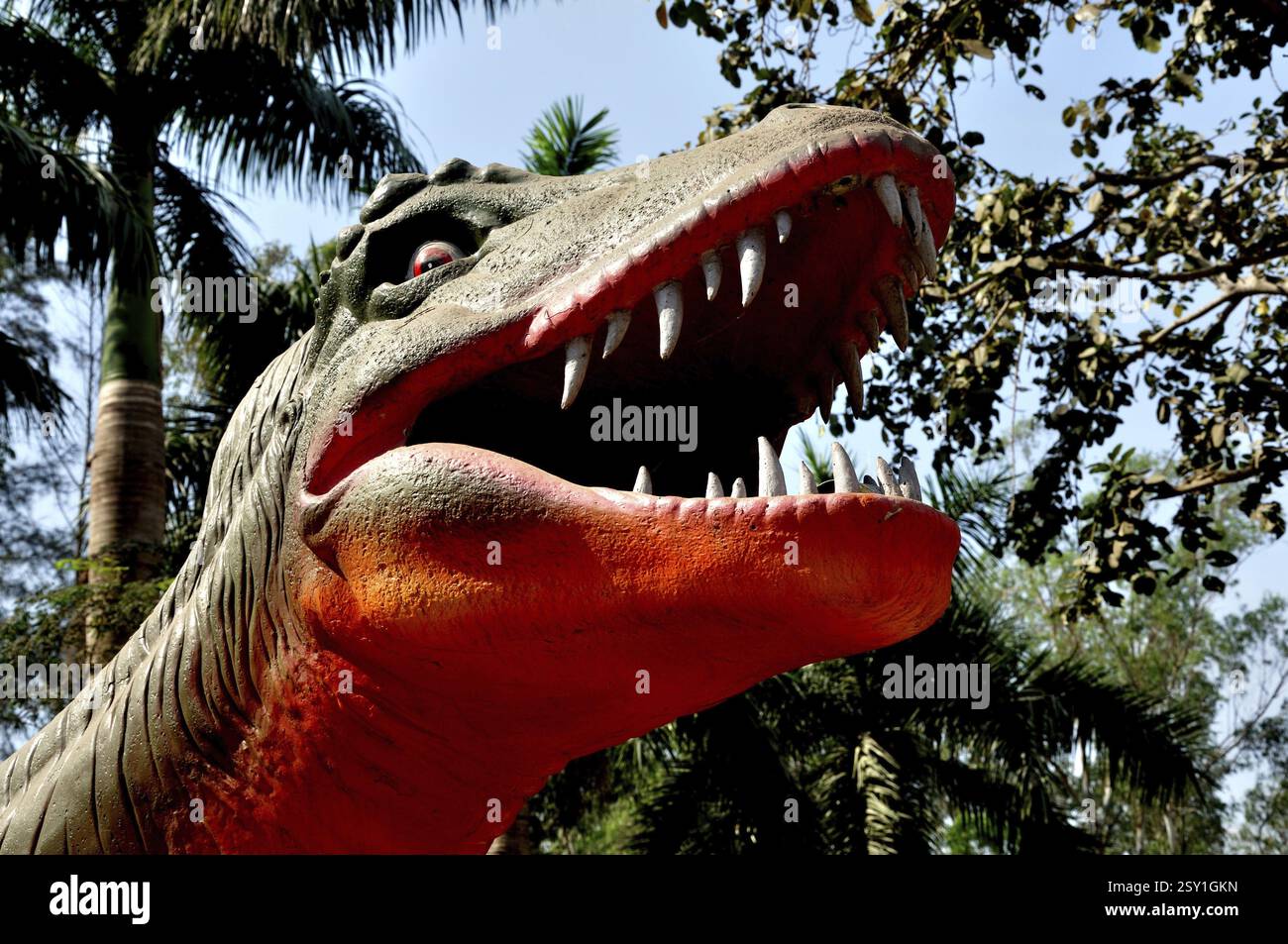 Statue of dinosaur at Digha, West Bengal, India, Asia Stock Photo - Alamy