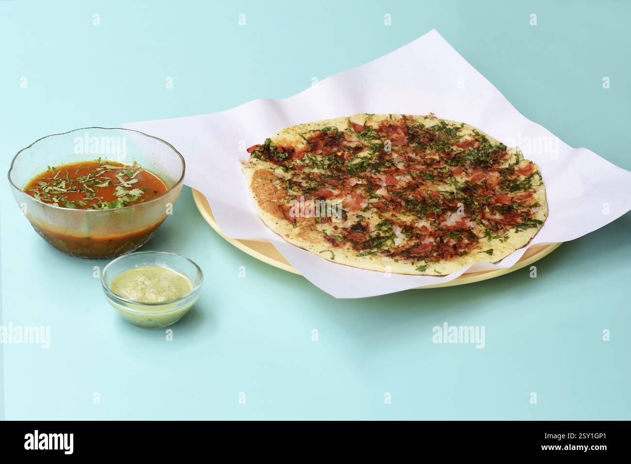 South Indian Food Uttapam Also Known As ooththappam, Rava Uttapam ...