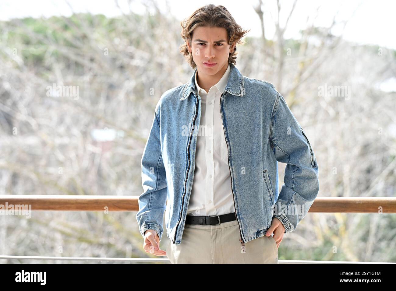 Manuele Velo during the Photocall Mare fuori fifth season. Rome (Italy ...