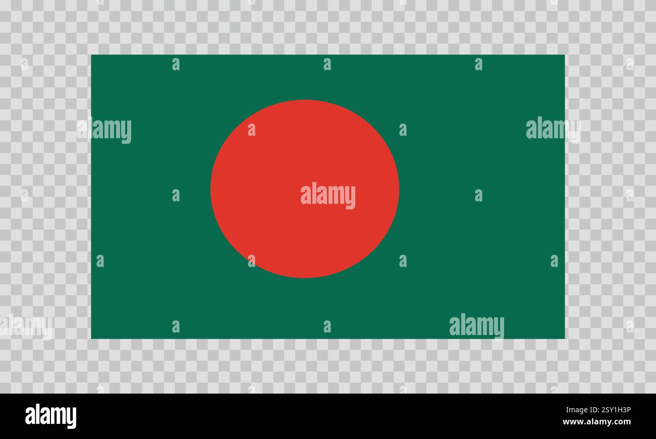 Flag of Bangladesh. Bangladeshi national symbol in official colors ...