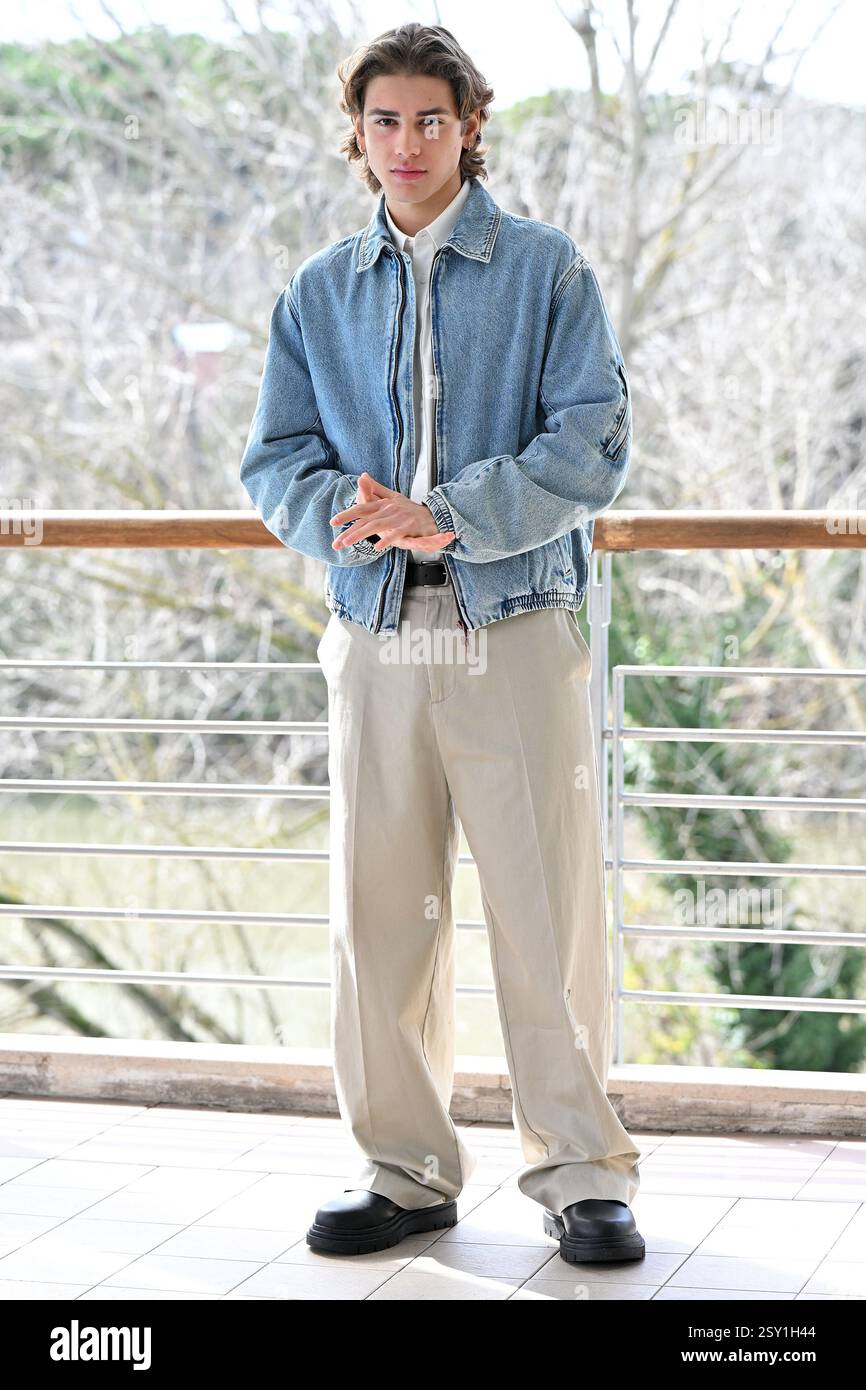 Manuele Velo during the Photocall Mare fuori fifth season. Rome (Italy ...