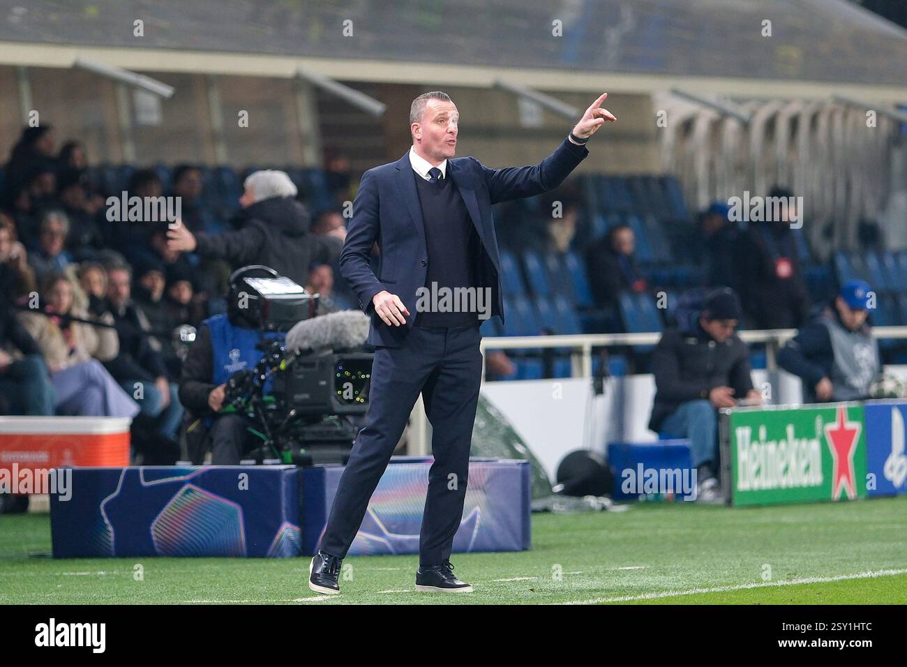 Nicky Hayen head coach of Club Brugge VK during the UEFA Champions ...