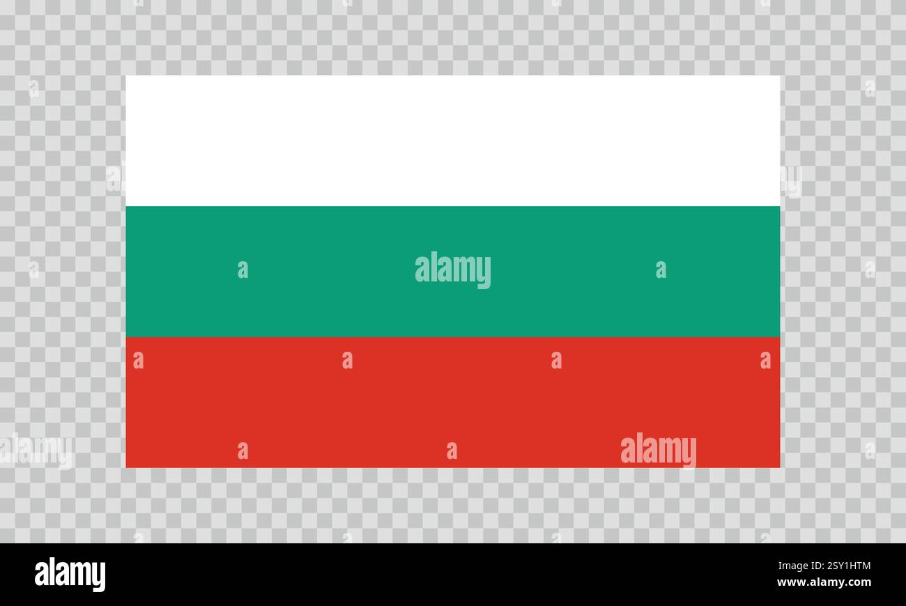 Flag of Bulgaria. Bulgarian national symbol in official colors ...