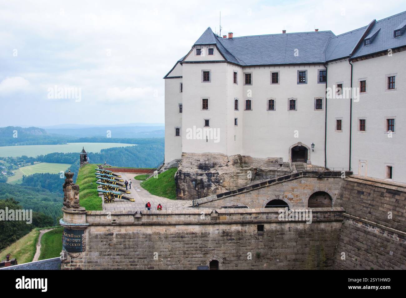 Königstein, Germany - June 12, 2016: A view of the historic Königstein ...