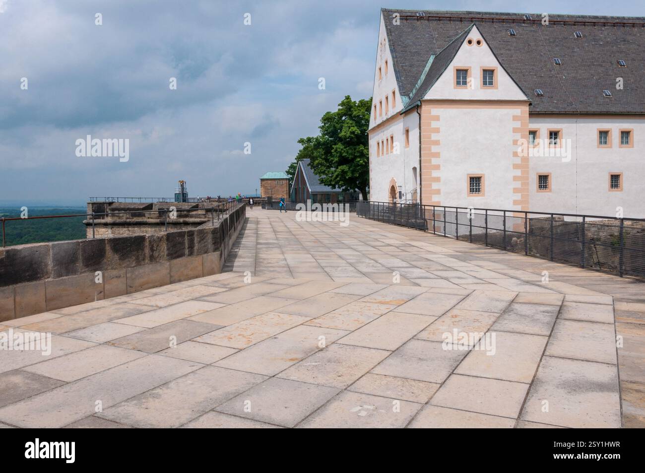Königstein, Germany - June 12, 2016: A scenic view of the historic ...