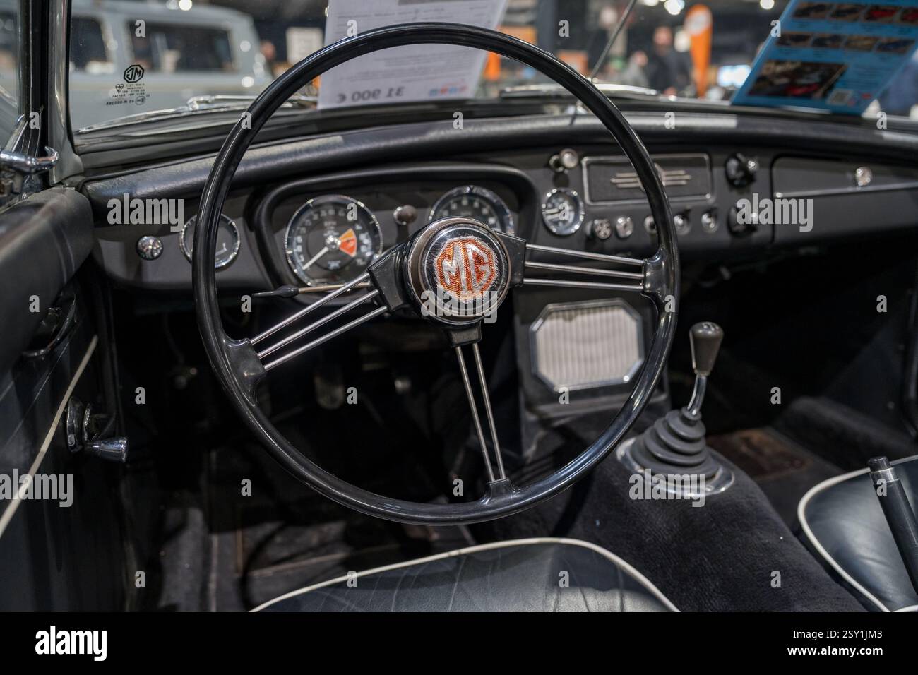 Classic MG dashboard showcasing vintage design and timeless ...