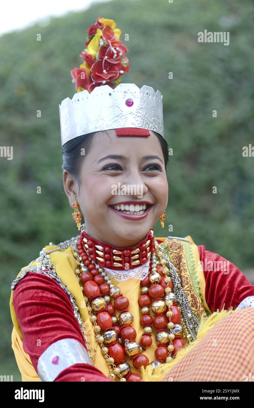 Couple wearing traditional dress, meghalaya, india, asia, mr#786 Stock ...