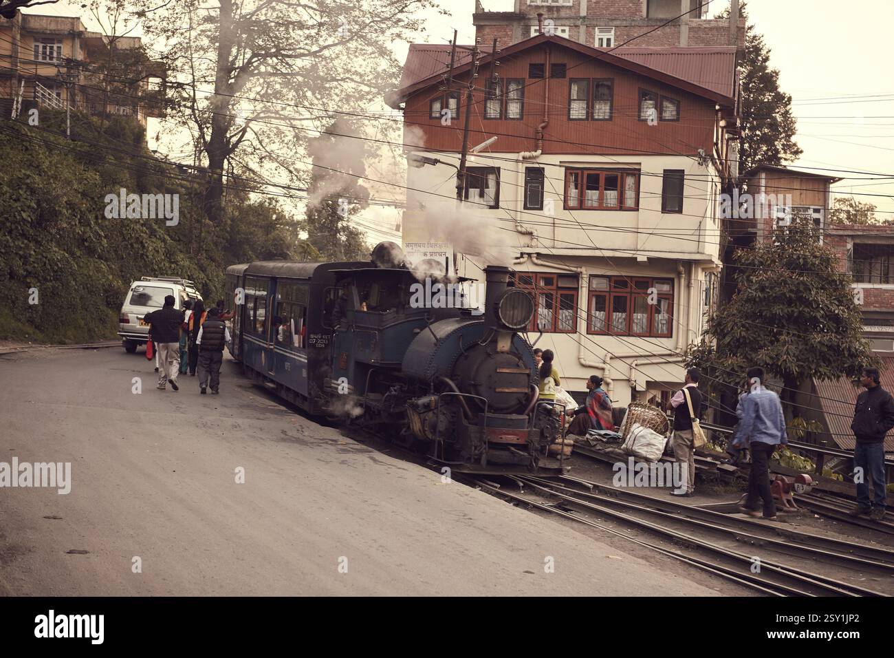Toy Train in Darjeeling. West Bengal, India, Asia Stock Photo - Alamy