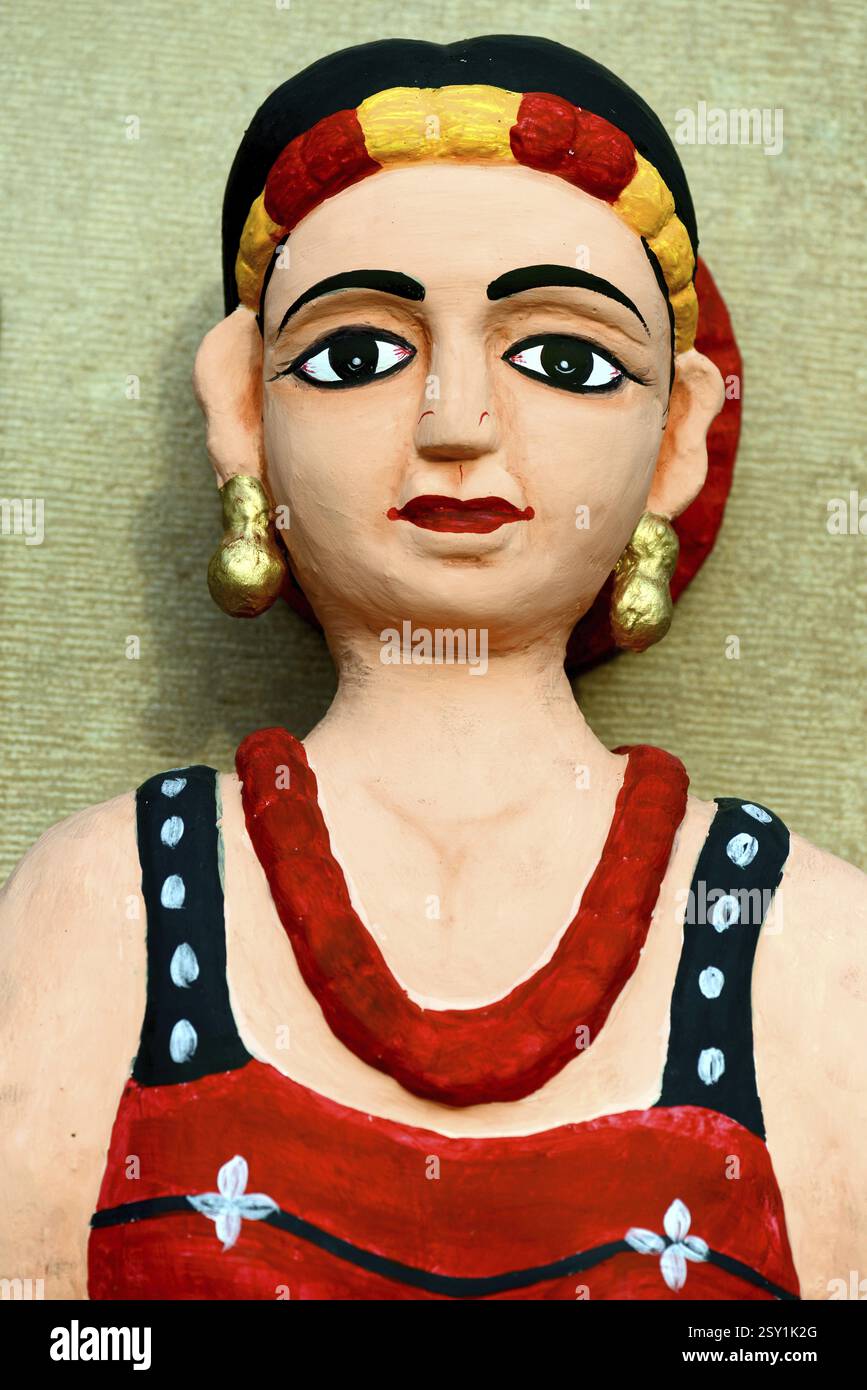 Handmade sand statue, india, asia Stock Photo - Alamy