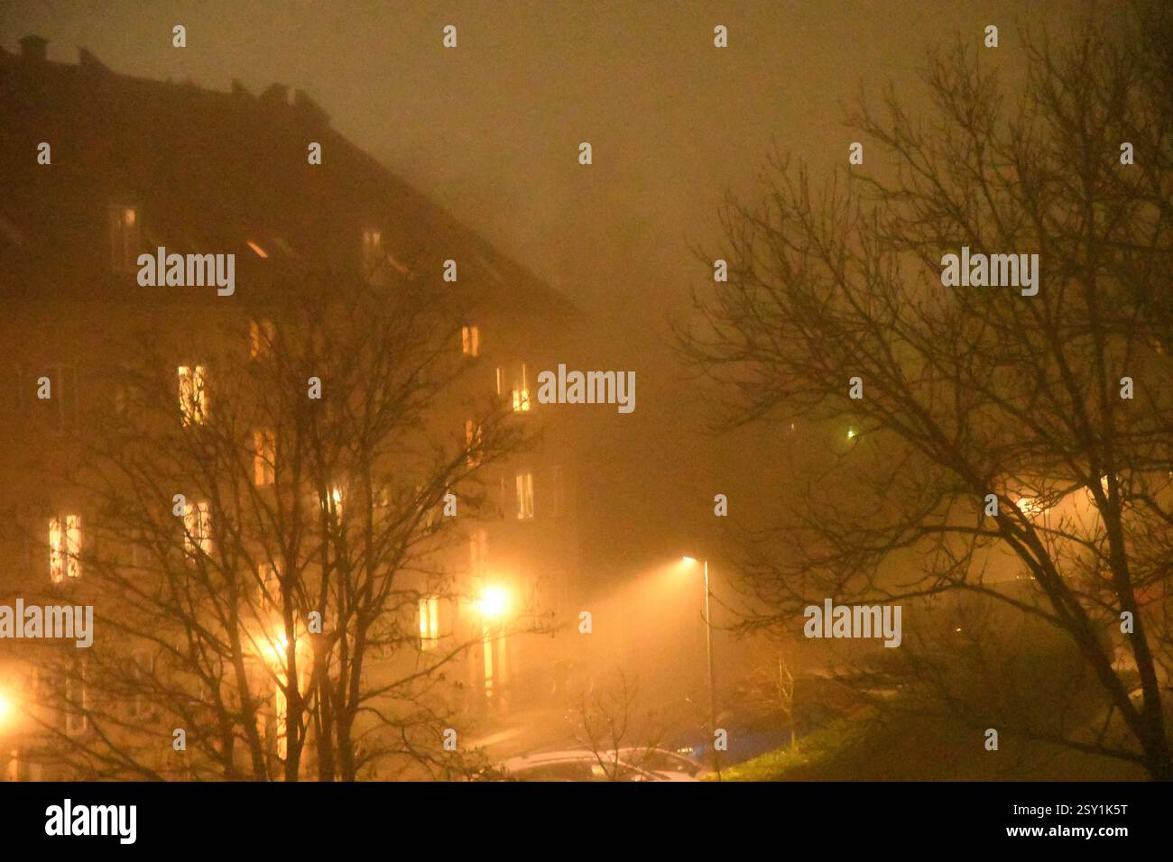Copenhagen/ Denmark/26 february 2025/ Danish weather rain fall an fog ...