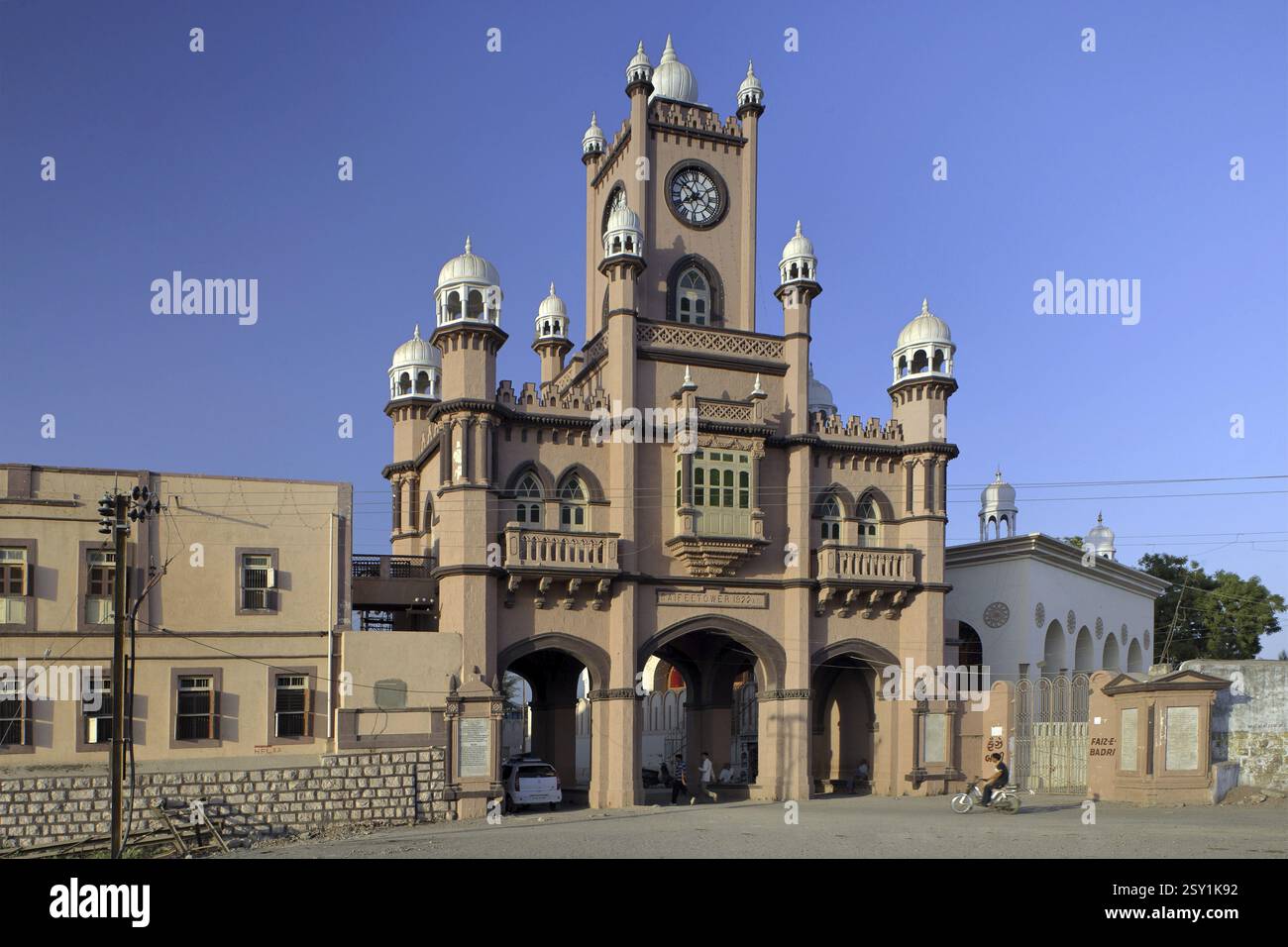 Saifee clock tower, jamnagar, gujarat, india, asia Stock Photo - Alamy
