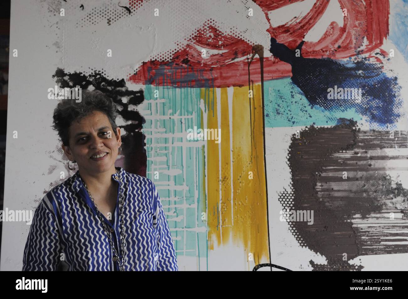 Indian Artist Brinda Miller Stock Photo - Alamy