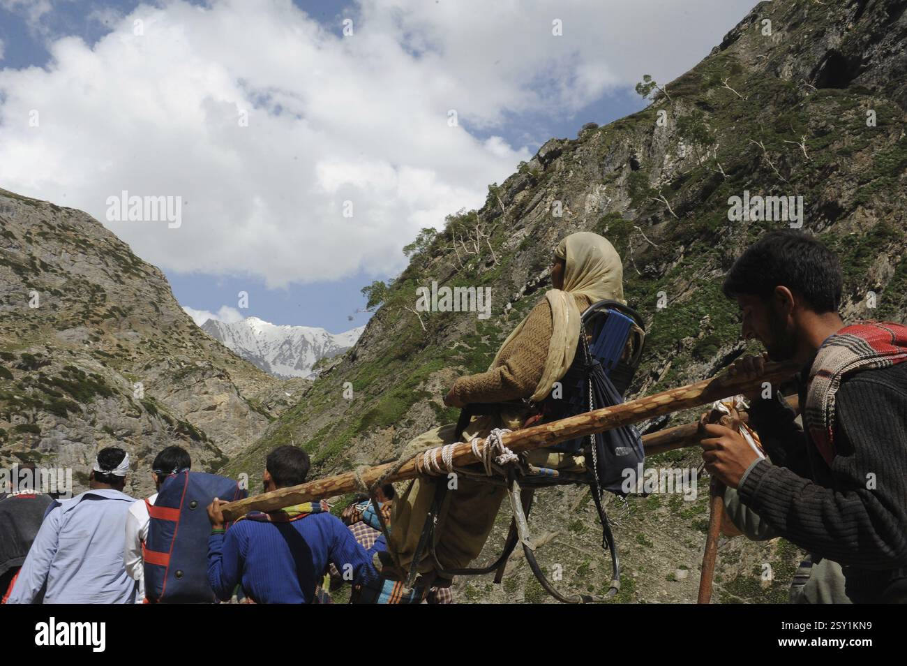 Pilgrim, amarnath yatra, jammu Kashmir, india, asia Stock Photo - Alamy
