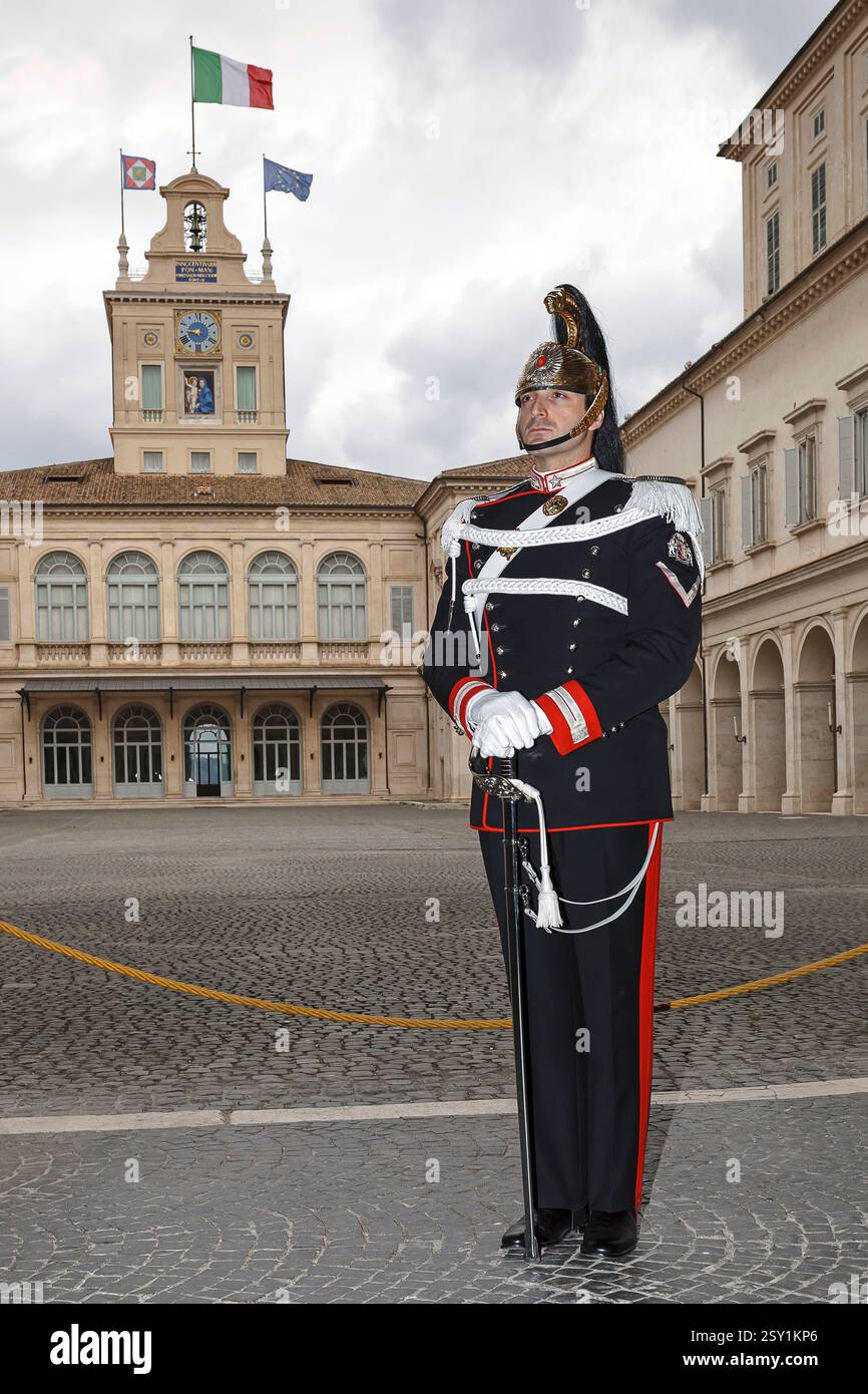 Corazziere of the Italian Republic Rome, Italy - May 19, 2016 ...