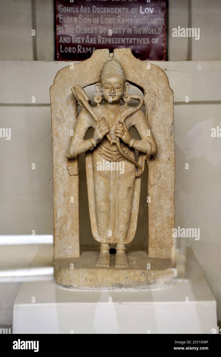 Statue of rama in city palace udaipur at rajasthan india Asia Stock ...